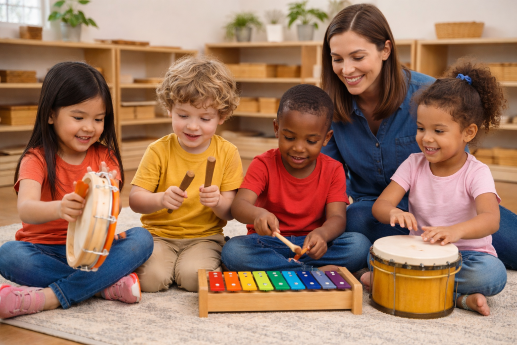The Role of Music and Movement in Montessori Learning